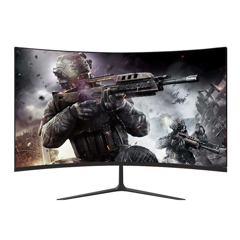 OGXO 24" Монитор Изогнутые дисплеи без полей, черный купить на OZON по низкой цене (563600453)