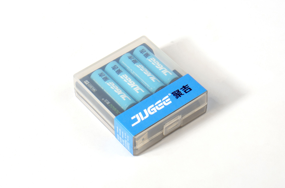 Батарейки Аккумуляторные JuGee АА, Li-Ion, 2000 mWh, комплект с ...