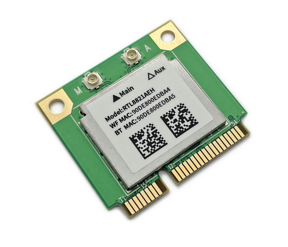 Адаптер WiFi Realtek RTL8821AE (Mini PCI-E half-size, B/G/N/AC, 433 ...