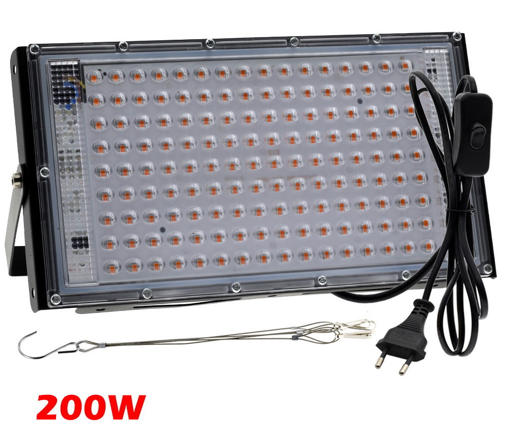 Фитолампа для растений, 200 вт купить на OZON по низкой цене (1739057671)