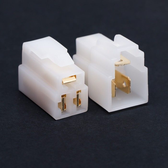 Разъем автомобильный, штекер-гнездо DJ7031-6.3-11/21, 3 контакта, набор 5 шт - купить с ...