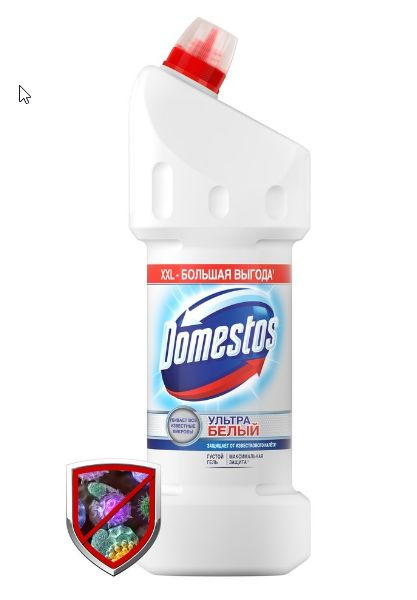 Средство Domestos универсальное Ультра блеск, 1.5л - купить с доставкой ...