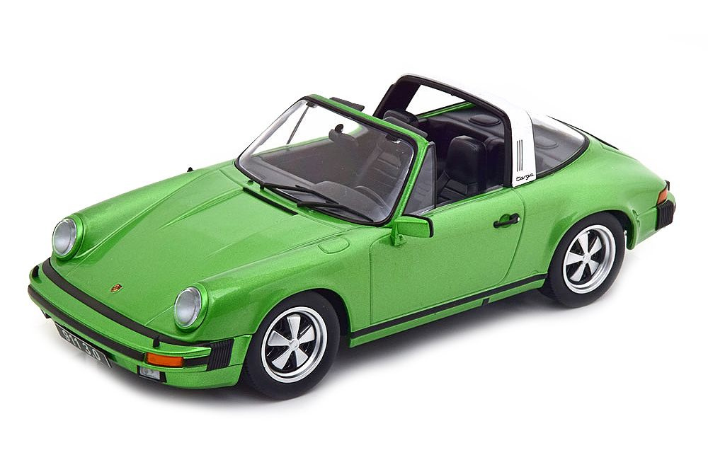 Коллекционная модель porsche 911 carrera 3.0 targa 1977 green metallic ...