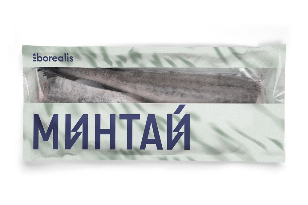 Минтай без головы Borealis, замороженный, 750г - купить с доставкой по ...