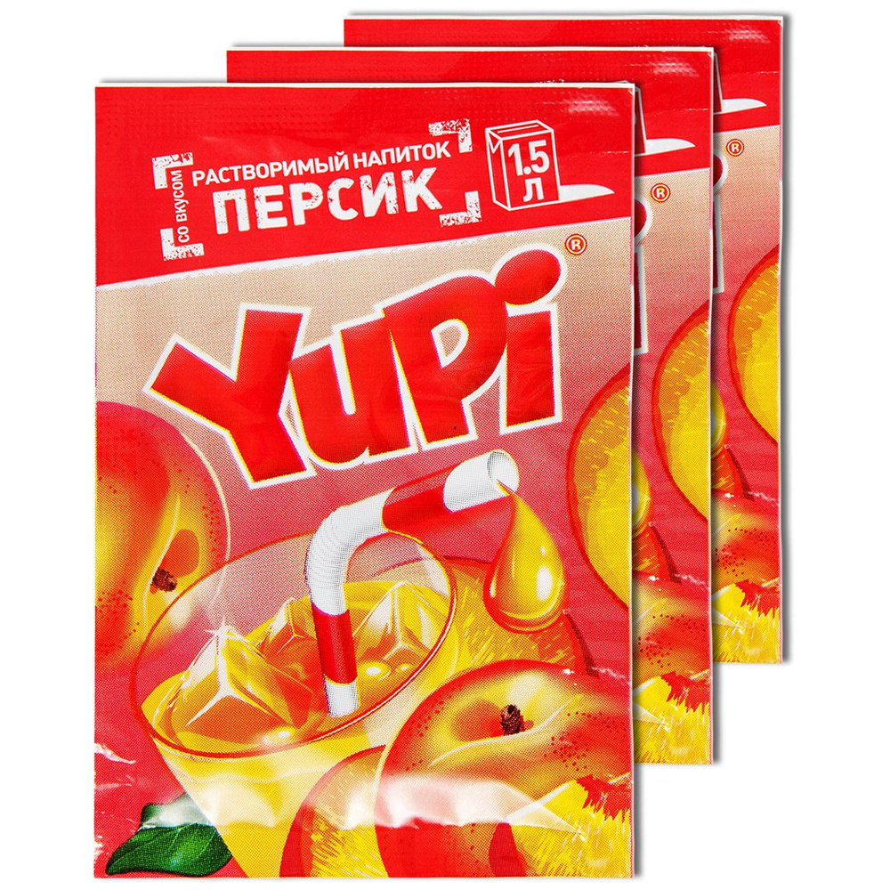 Растворимый напиток YUPI (Юпи) Персик, 3 шт. - купить с доставкой по ...