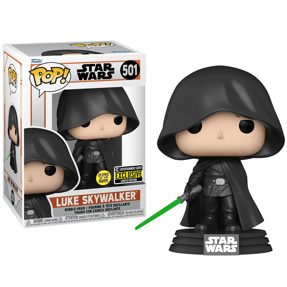 Фигурка Funko POP Luke Skywalker GitD со стикером (Эксклюзив ...