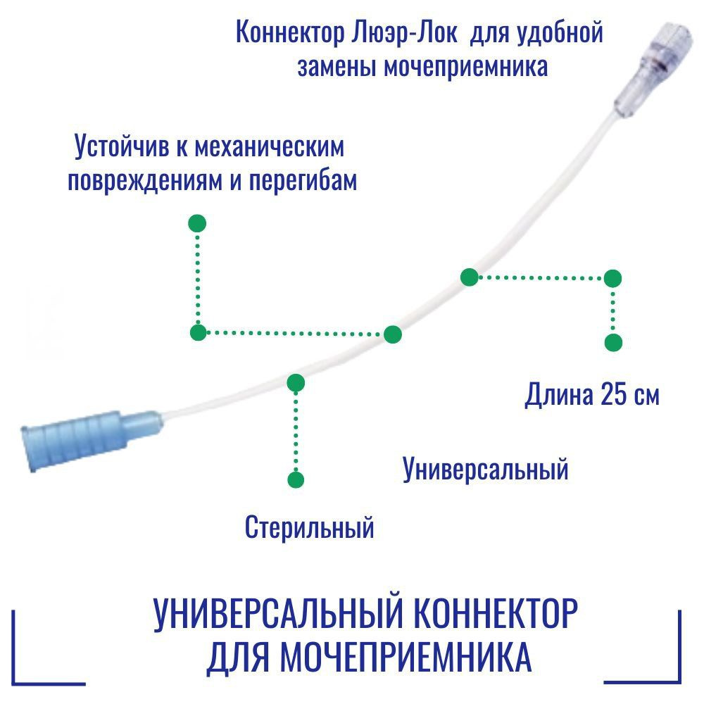 Универсальный коннектор для мочеприемника Coloplast REA000 - купить с ...