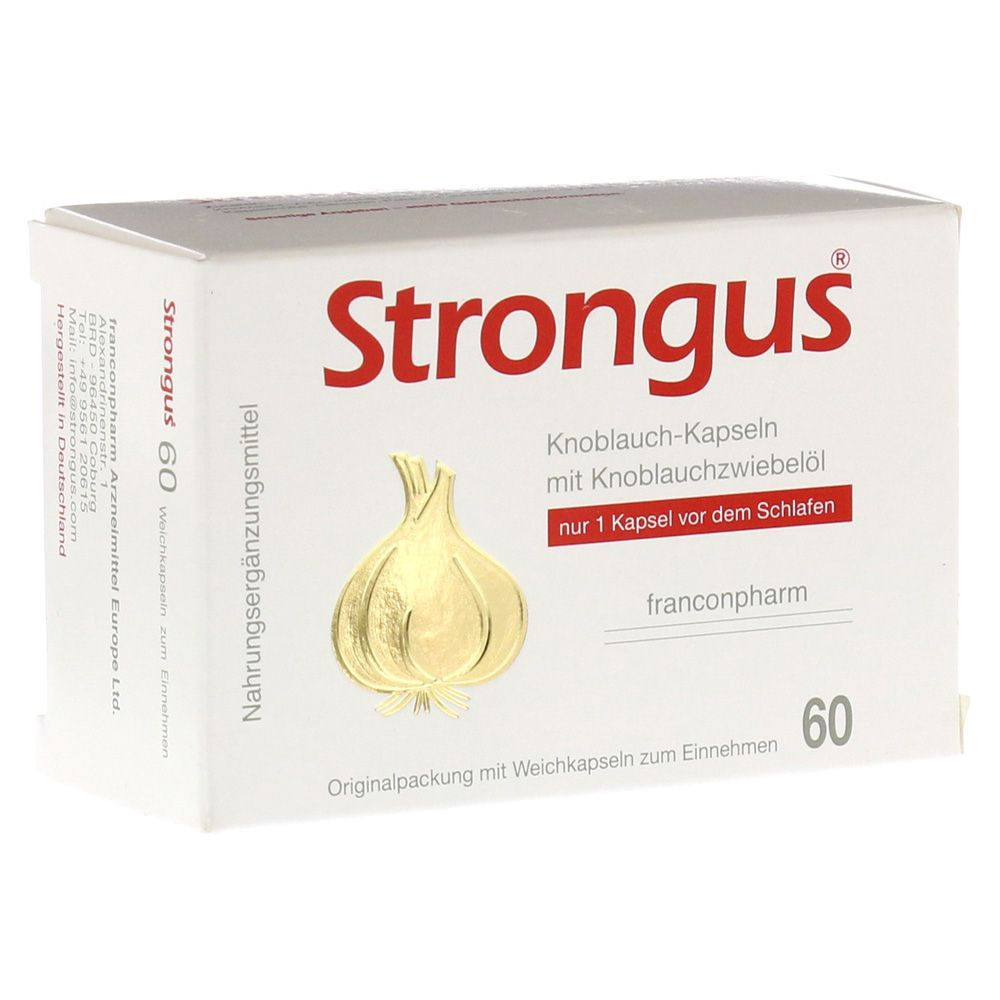 Strongus Knoblauch Чеснок в капсулах, 60 шт - купить с доставкой по ...