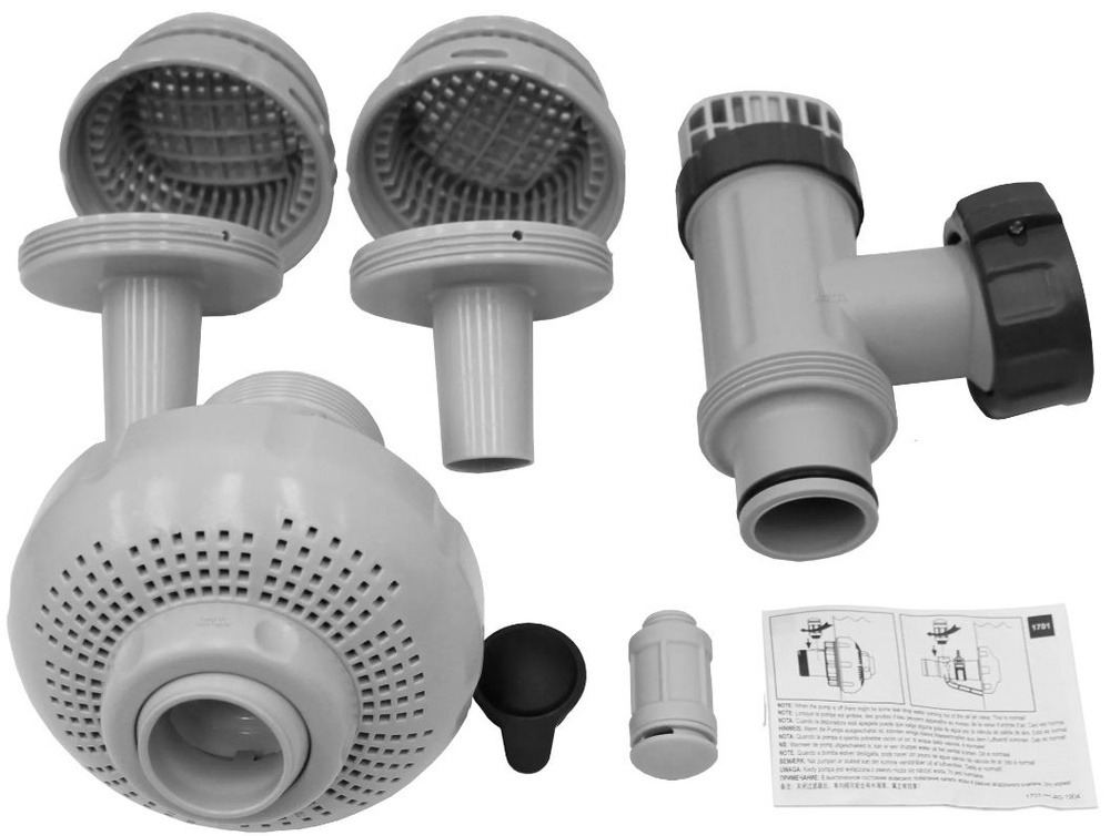 Набор соединителей под шланг с резьбой 38мм Intex 26004 - купить с ...