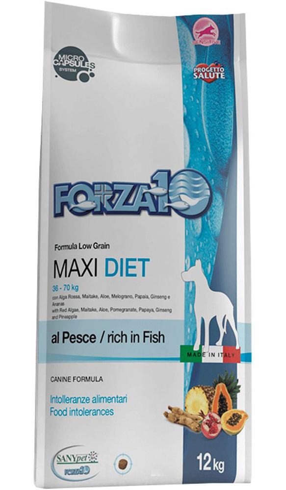 Сухой корм FORZA10 DOG MAXI DIET монобелковый для взрослых собак ...