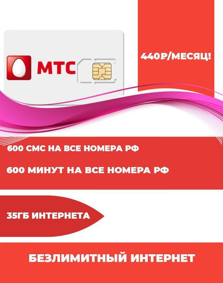 HappySim SIM-карта для телефона_MT440 (Вся Россия) - купить с доставкой по выгодным ценам в ...