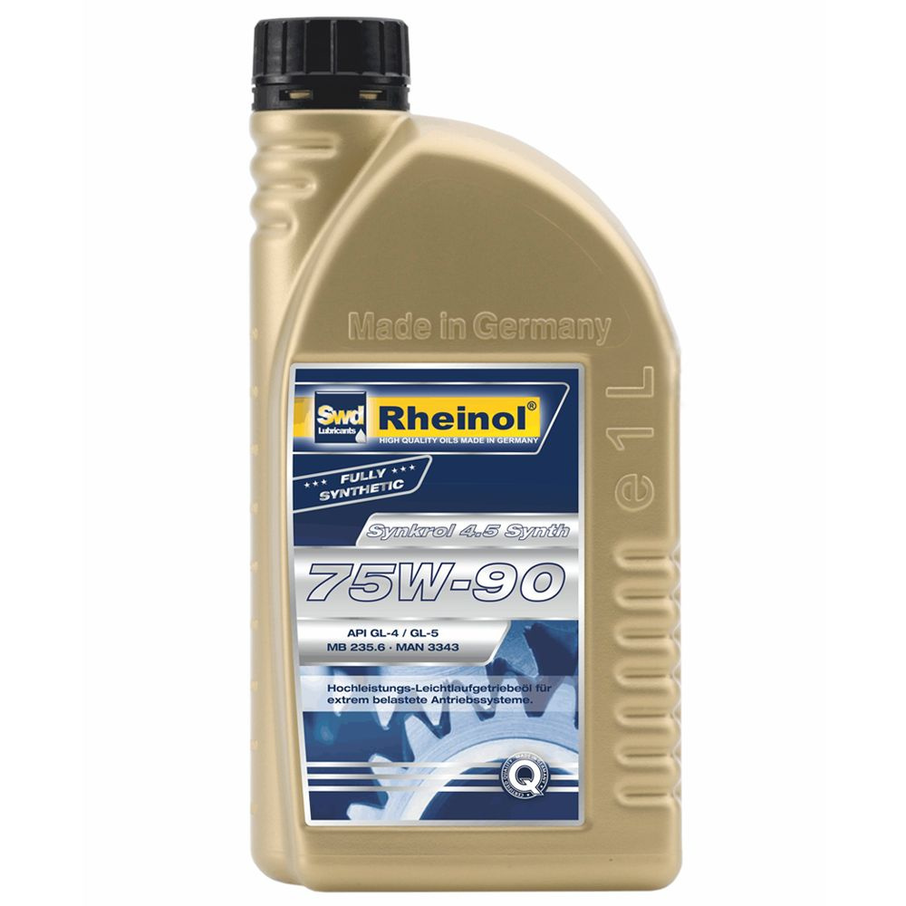 Масло трансмиссионное SWD Rheinol Synkrol 4.5 Synth. 75W-90 GL-4; GL-5; MT-1 (1л) - купить по ...
