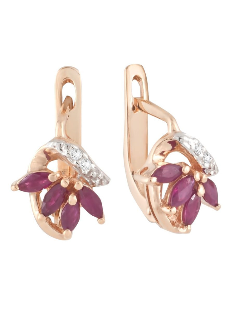 G.st. ЮВЕЛИРНЫЙ ЗАВОД ЗОЛОТОЙ СТАНДАРТ Серьги ювелирные Золото красное ...