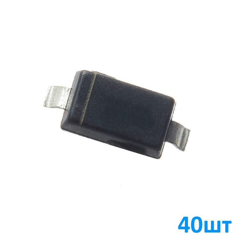 1N4148W, Выпрямительный диод, 75В, 0.15А, корпус SOD123, набор 40шт ...