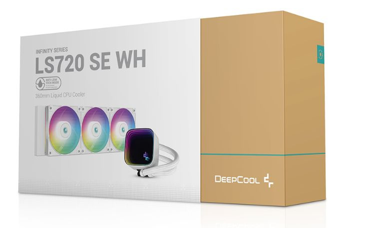 Система водяного охлаждения для ПК Deepcool 360 ARGB LS720 SE WH, Белый ...