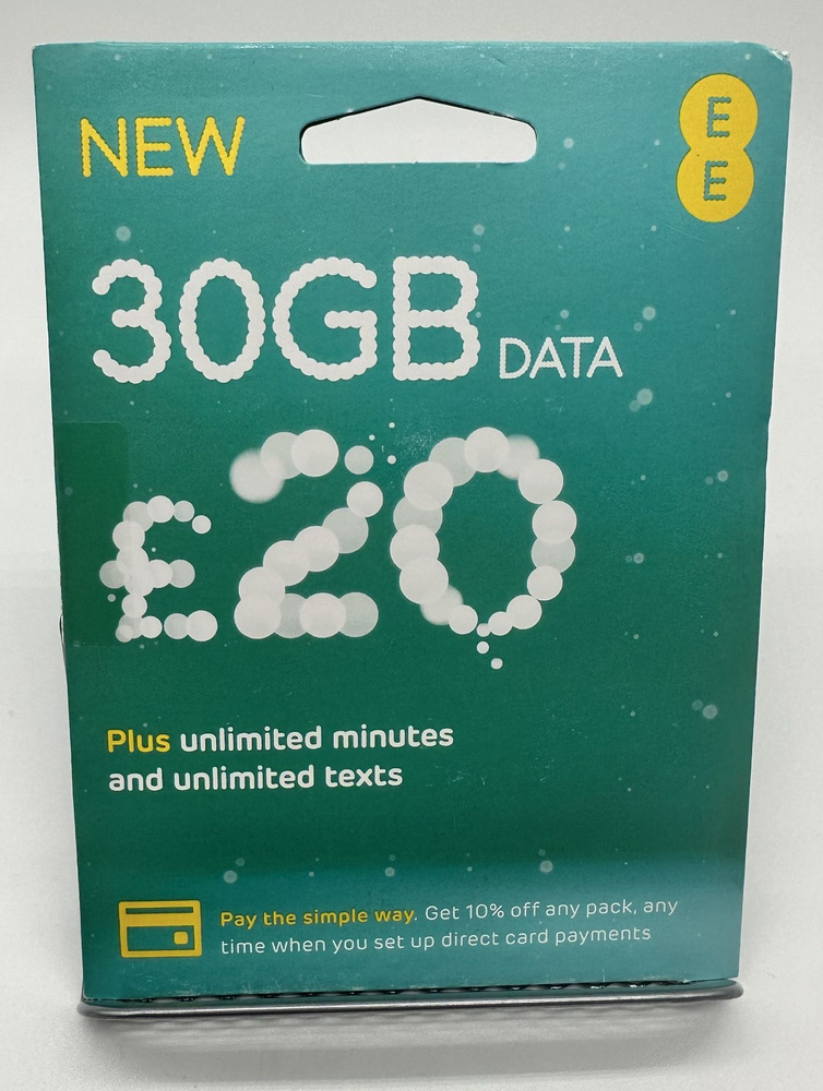 EE SIM-карта Sim-карта иностранный номер (Европейский Союз) - купить с ...