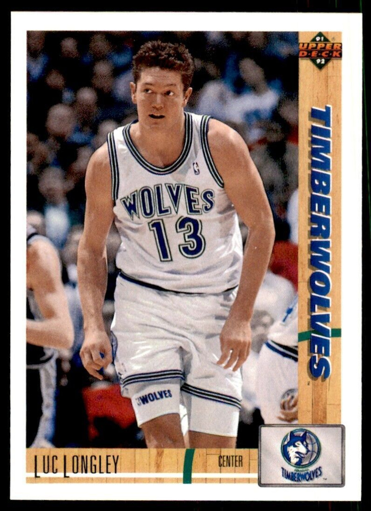1992 Коллекционная баскетбольная карточка №491 Luc Longley - купить с ...