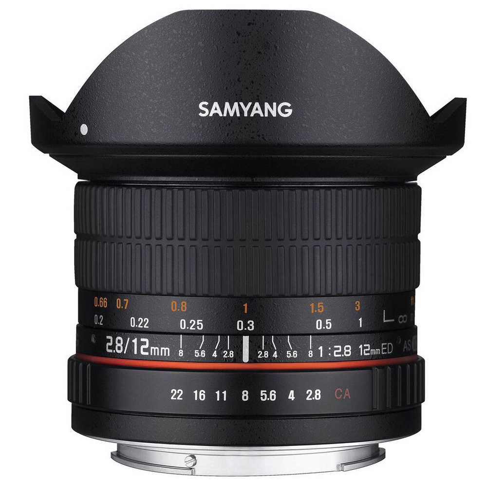 Объектив Samyang Optics Samyang 12mm f/2.8 ED AS NCS Fish-eye Fujifilm X - купить по выгодной ...