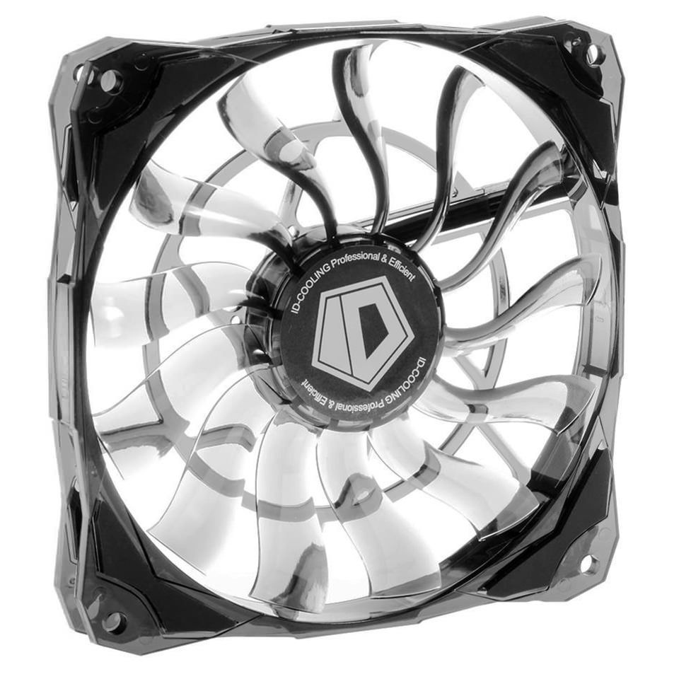 Вентилятор для компьютера ID-Cooling 12см, 4pin PWM, тонкий 15мм ...
