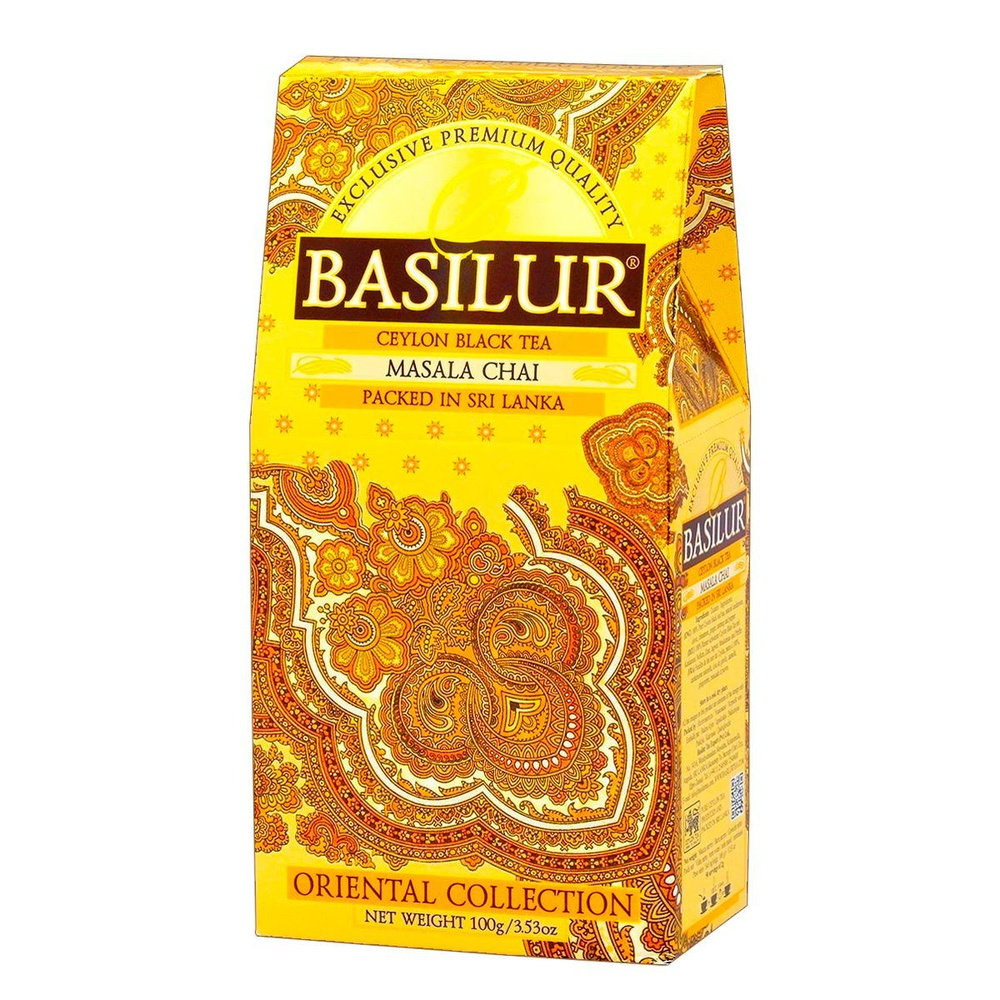 Чай листовой (ЧЁРНЫЙ) "Масала" 1100 гр / (11 шт 100 гр) Basilur (чай ...
