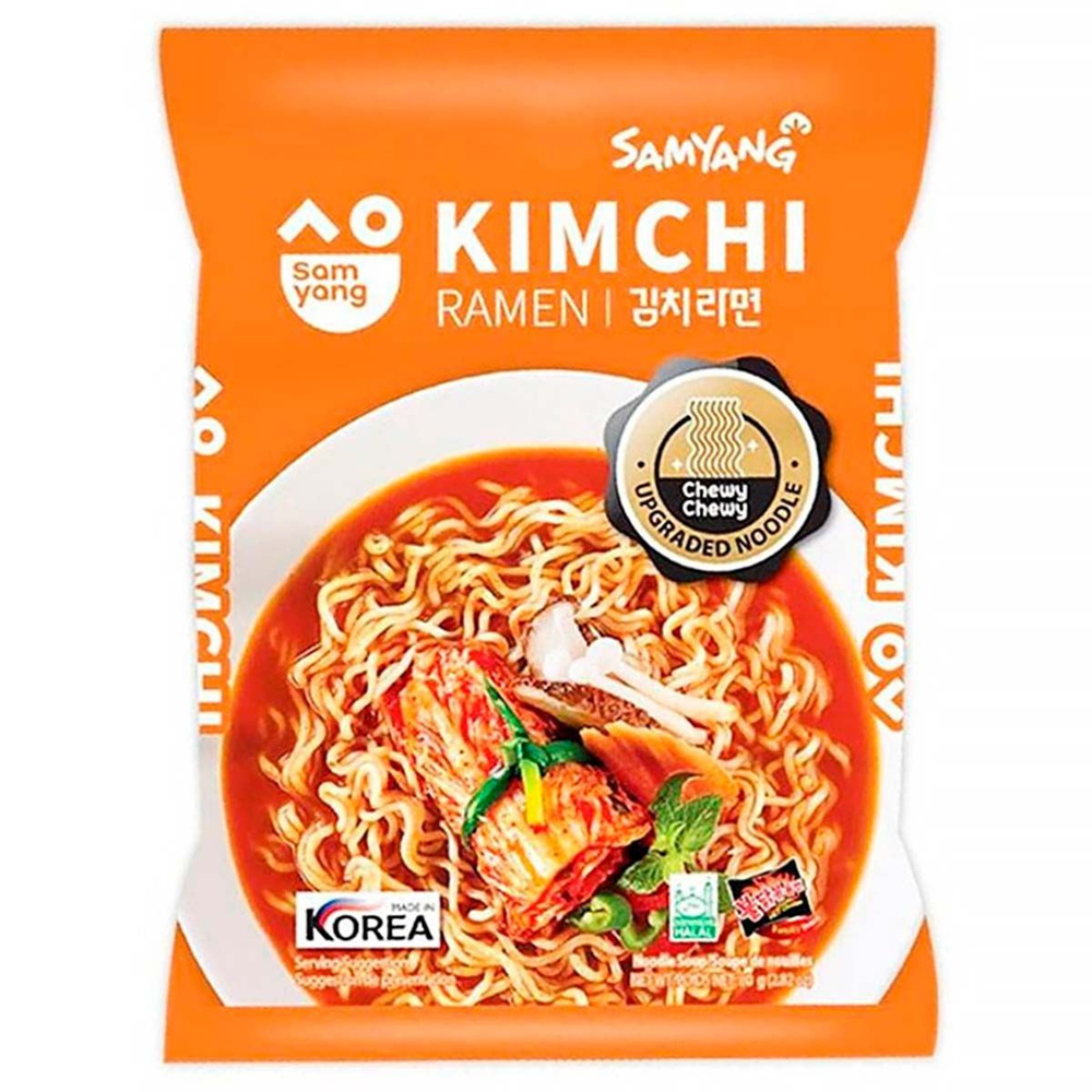 Корейская лапша быстрого приготовления Samyang Kimchi Ramen со вкусом ...