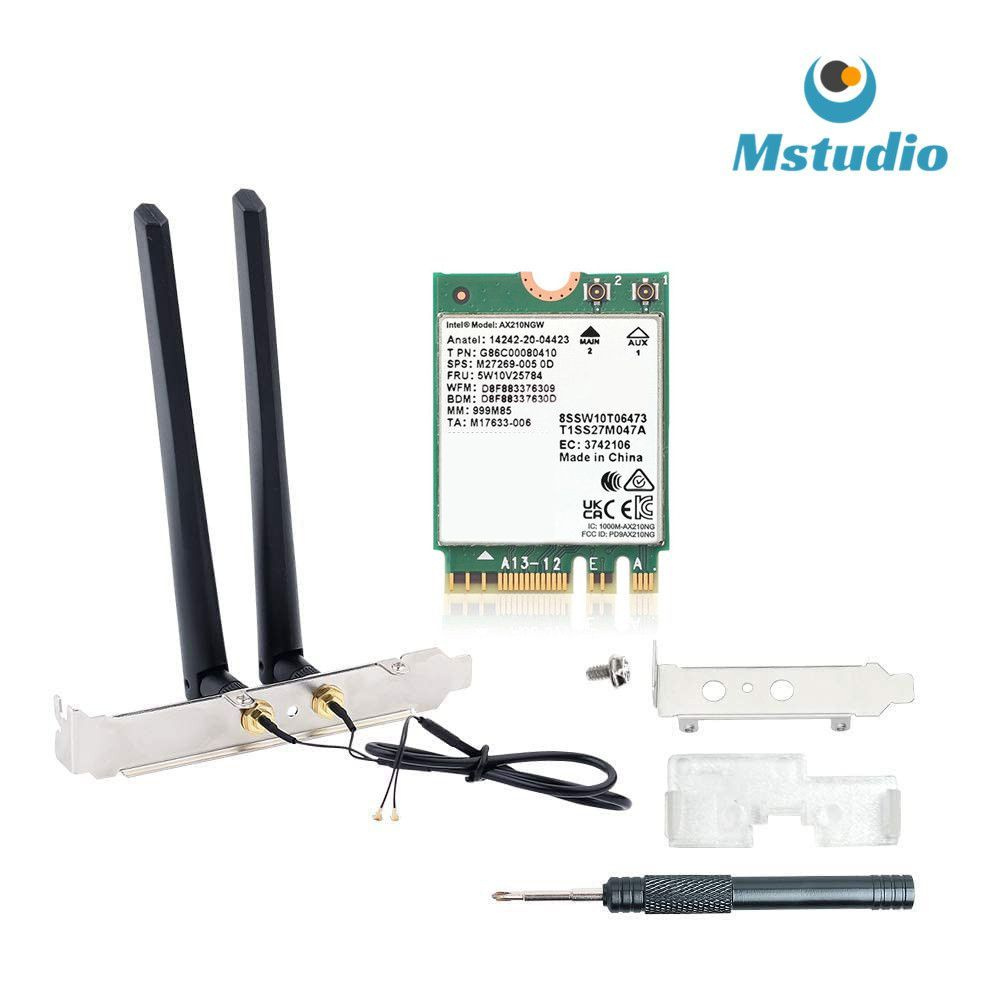 Сетевая карта Ax210ngw Wi Fi 6e Адаптер Rev 006 Bluetooth 5 3 с