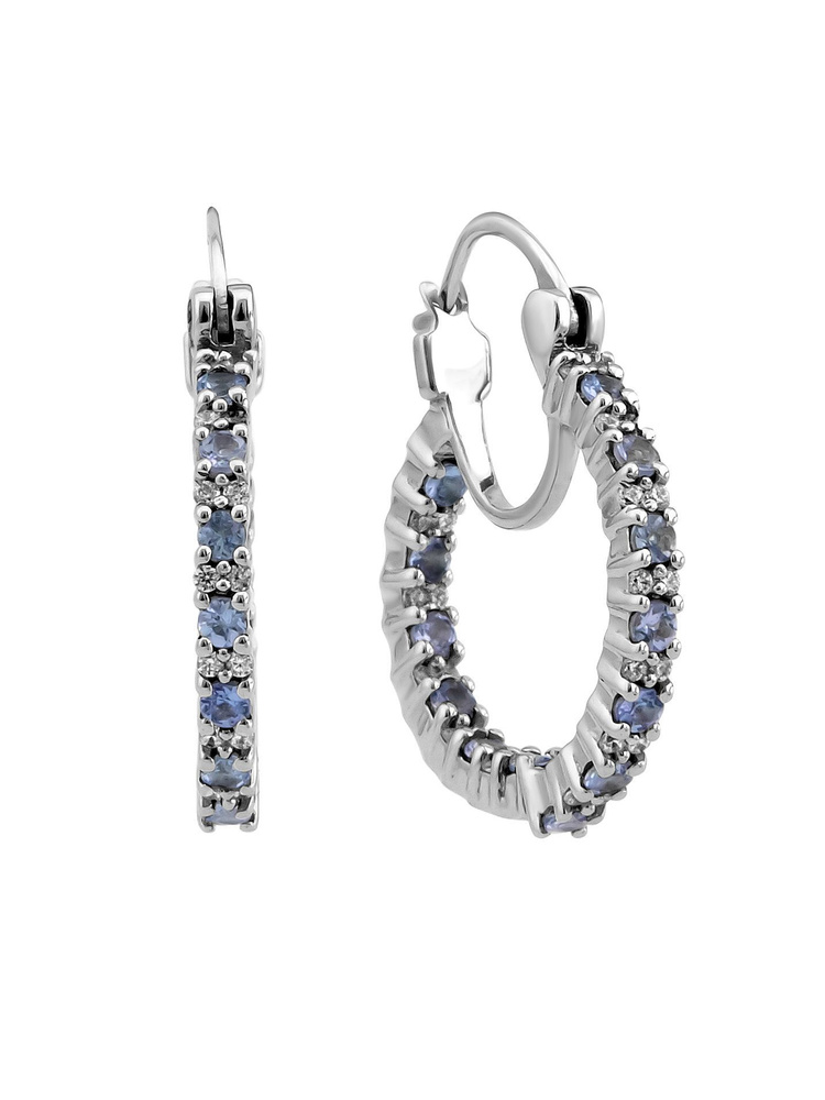 MERELANI Серьги ювелирные Серебро родированное 925 пробы купить на OZON ...