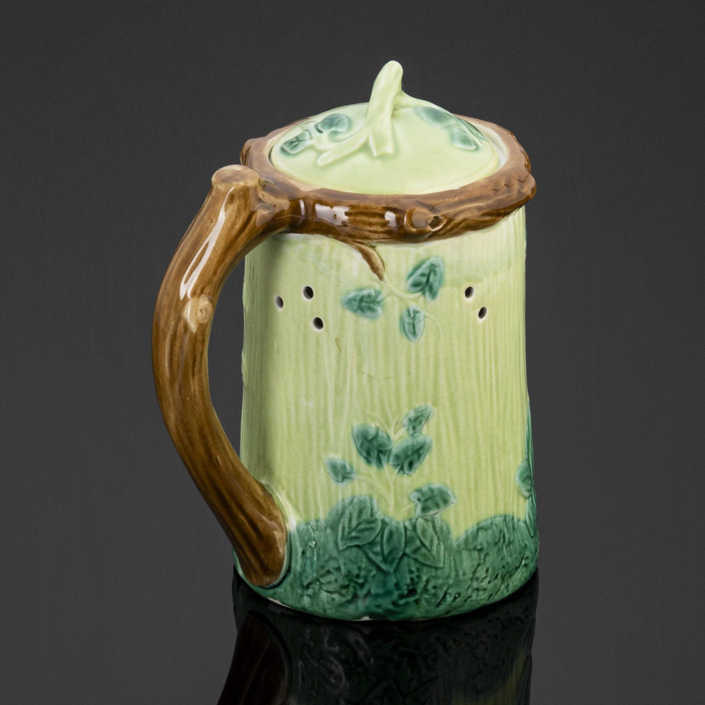 Кружка винтажная-шутиха Напейся, но не облейся, фаянс, роспись ...