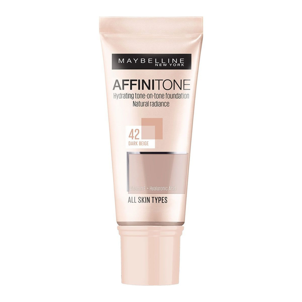 Maybelline New York Тональный крем для лица Affinitone №42 Dark Beige ...