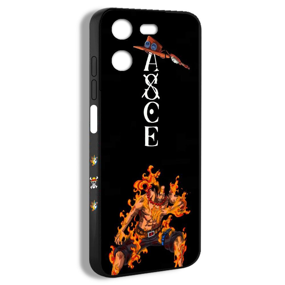 чехол для смартфона Подходит для Tecno Pova 5 4g Ван Пис Портгас Д Эйс аниме Огненный кулак