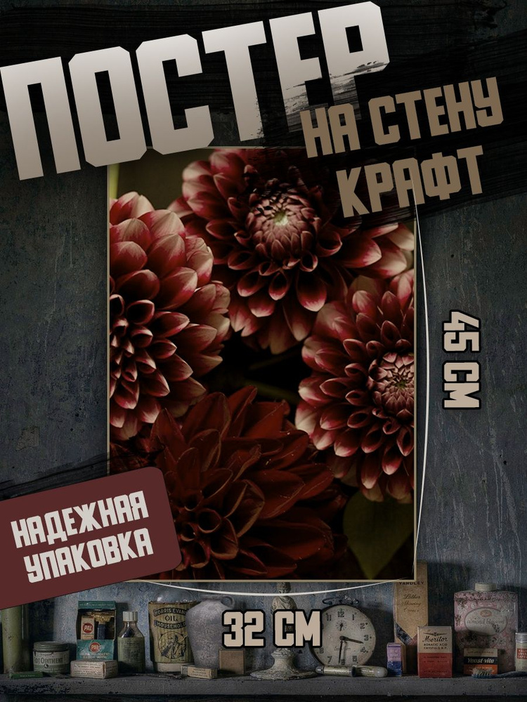 Постер Постеры на стену Цветы, растения, 32 купить по выгодной цене в ...