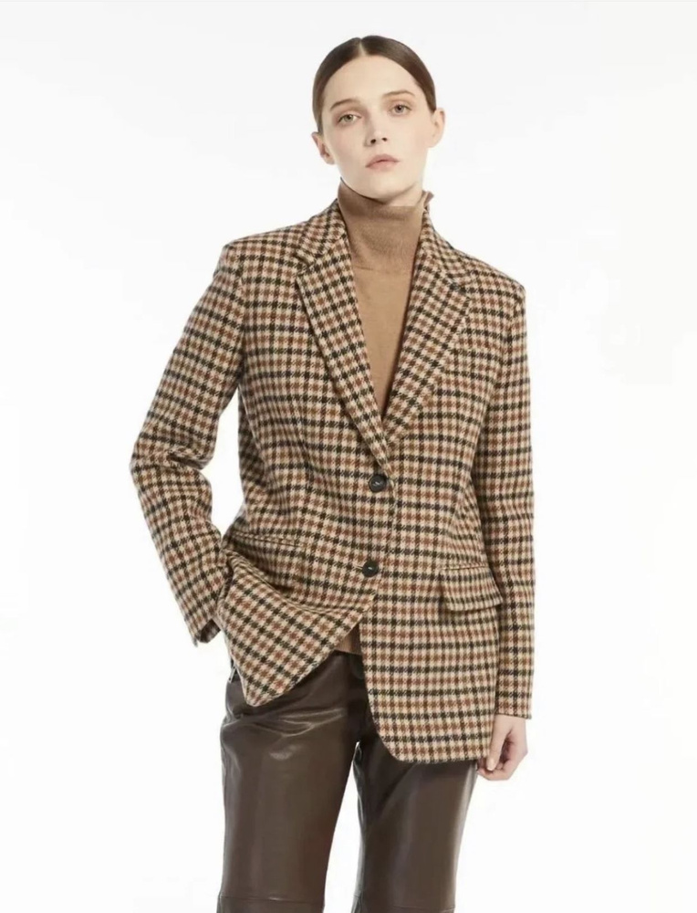 Пальто Max Mara, Демисезон, размер 48, цвет хаки, Искусственные ...