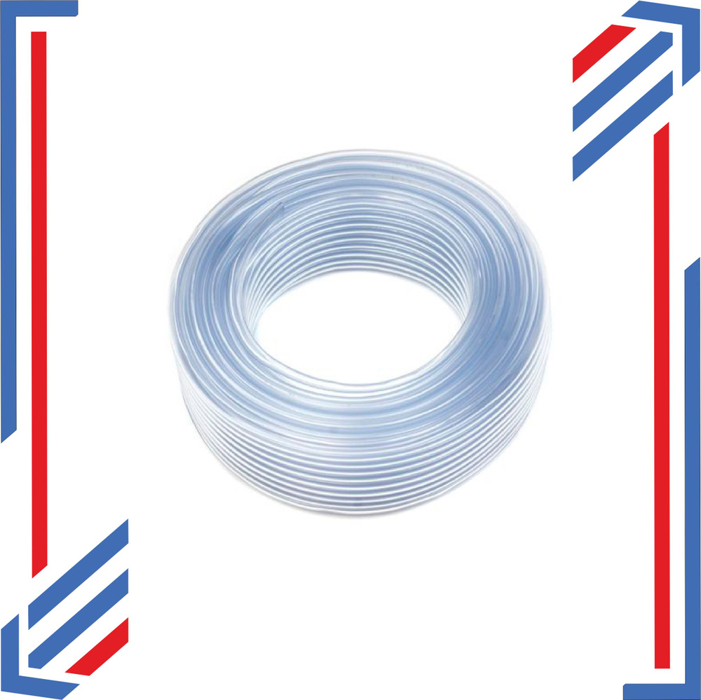 Трубка пневматическая полиуретановая 8х5,5; прозрачная; 3 метра (Ю ...