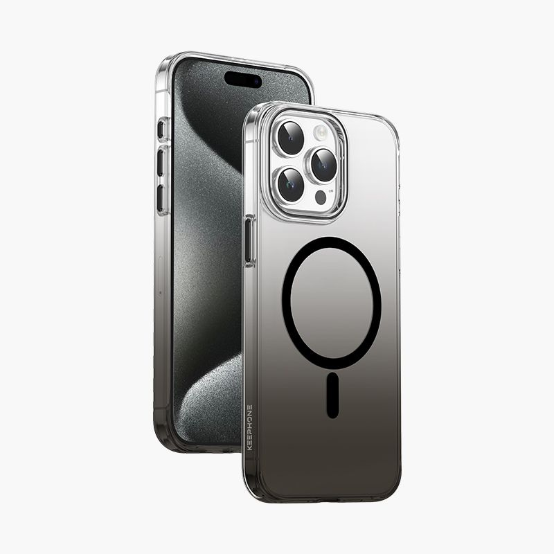 Чехол для iPhone 15 Pro Max c MagSafe, черный чехол для Айфон 15 Про ...