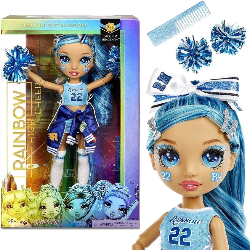 Кукла Rainbow High Cheer Doll- Skyler Bradshaw (Blue) 572077 - купить с ...