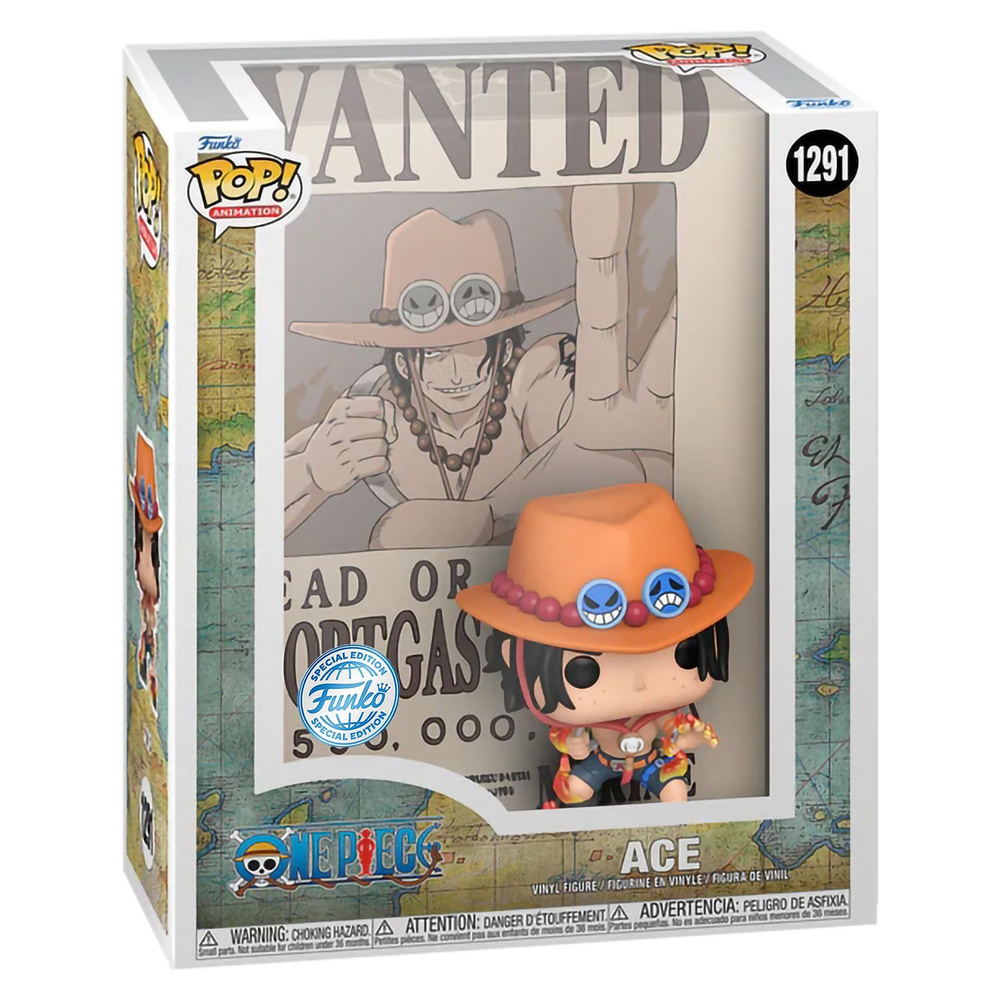 Фигурка Funko POP! Albums Animation One Piece Ace (Wanted Poster) (Exc ...