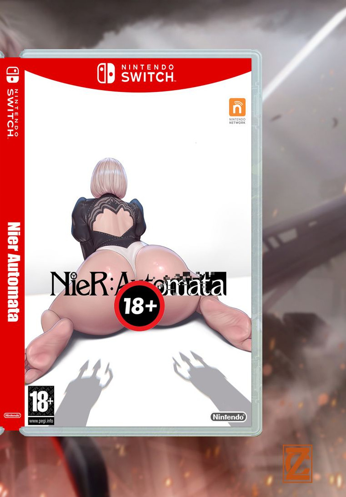 Эксклюзивная обложка по игре Nier automata switch для NES - купить с доставкой по выгодным ценам ...