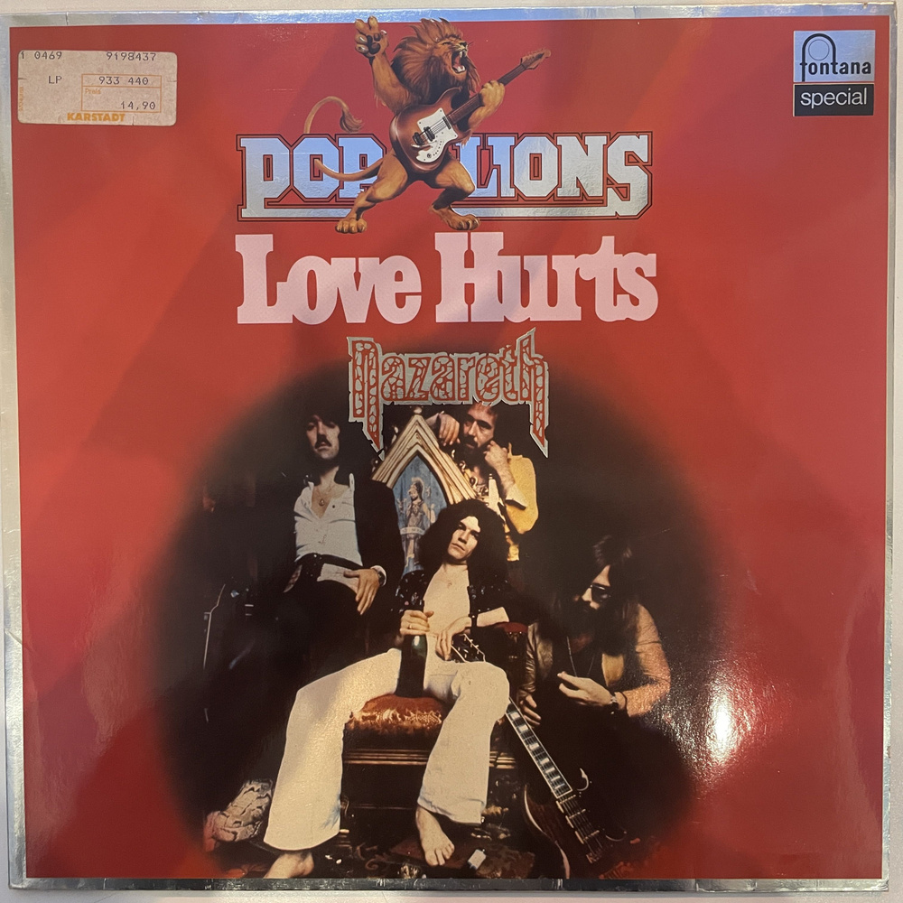 Nazareth. Love Hurts (EX) ПЕРВОПРЕСС! 1980 (LP) Виниловая пластинка ...