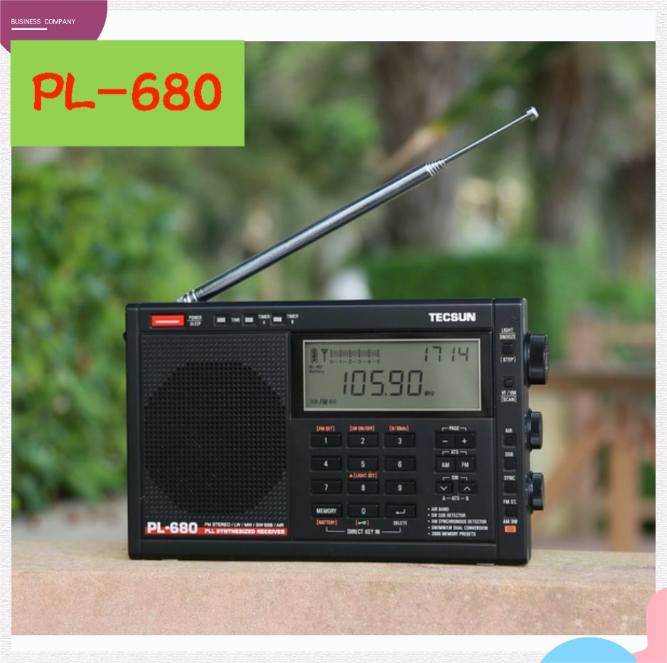 Новый портативный стереорадиоприемник Tecsun PL-680 FM/SW/MW/LW с ...