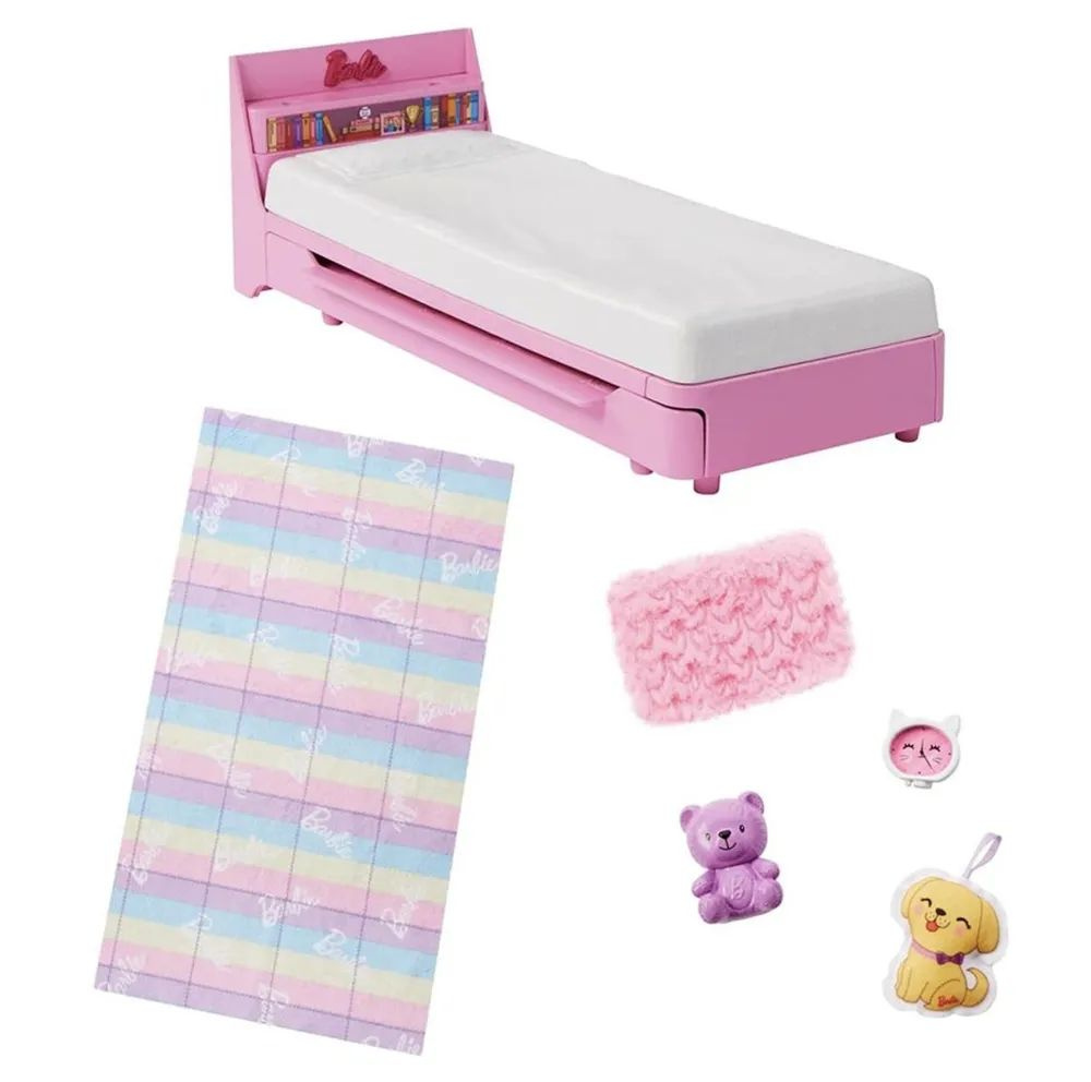 Набор игровой Barbie Кровать с аксессуарами HMM64 купить на OZON по ...
