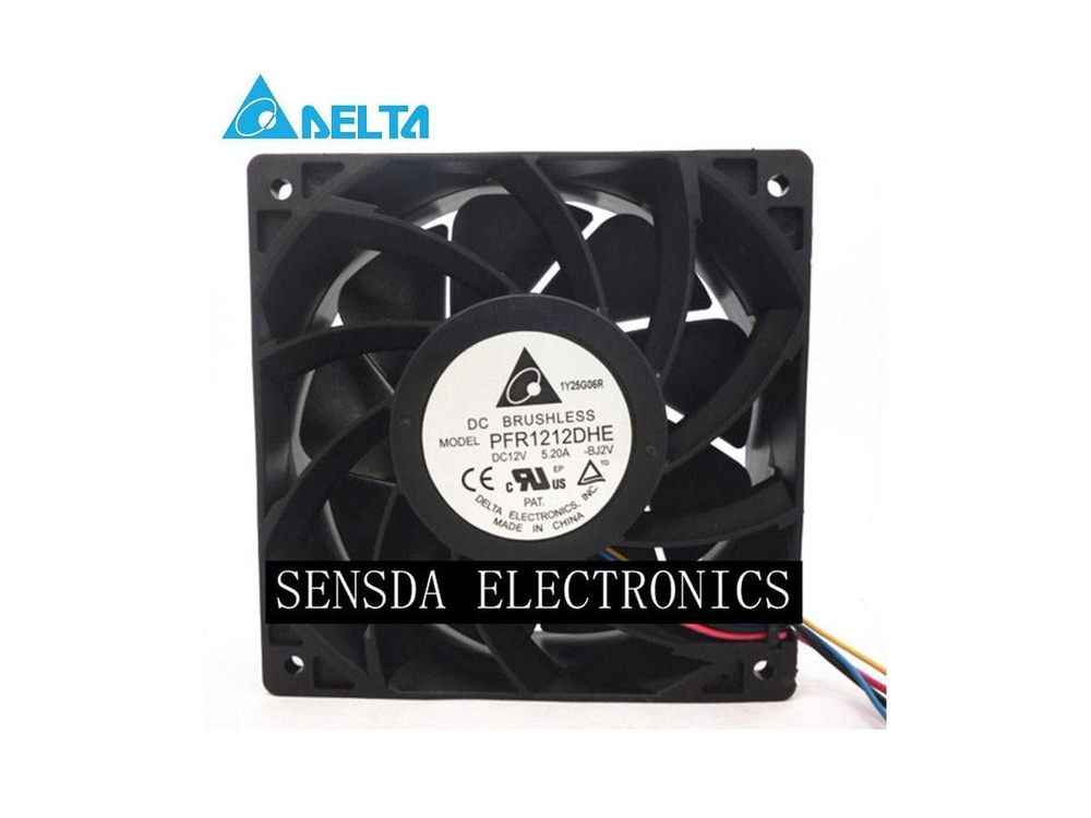 Delta PFR1212DHE 12V 12038 5.2A 7400 об/мин 254 CFM 68,5 ДБА super car ...