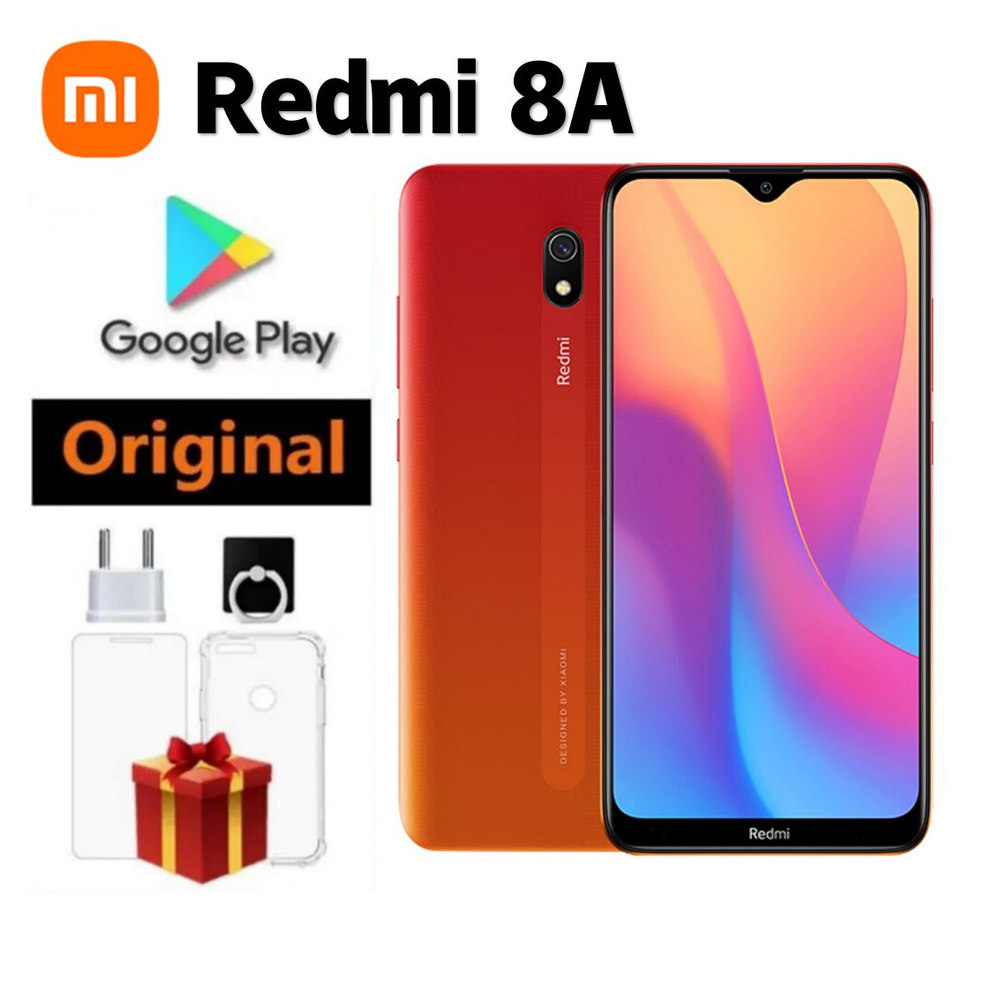 Смартфон Xiaomi Оригинальный 8A 4ГБ 64ГЬ 5000mAh аккумулятор мобильного ...