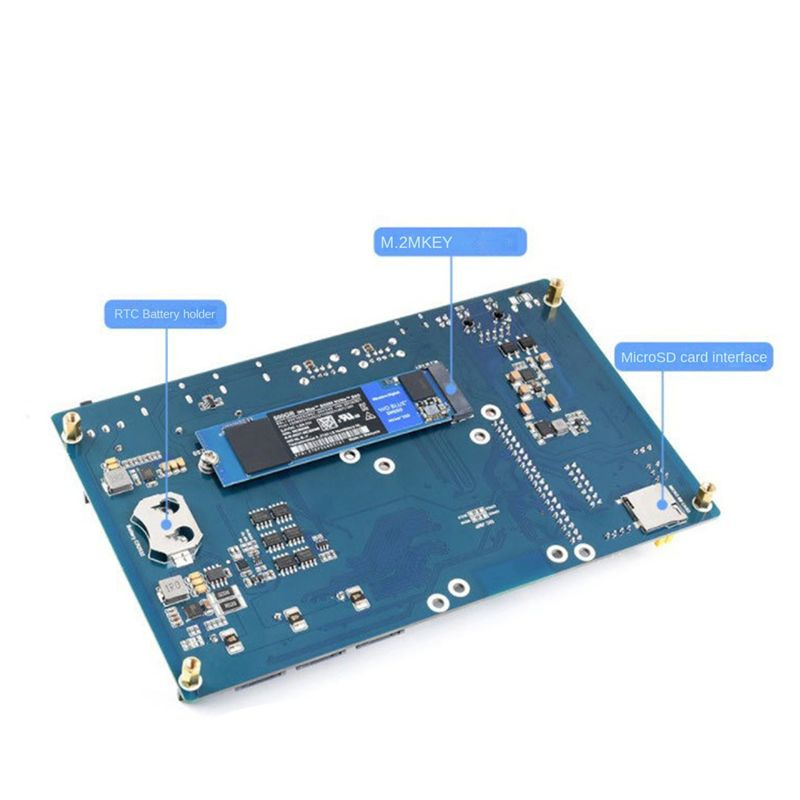 Плата Расширения PoE Gigabit Ethernet GPIO USB-Носитель Для RPI Compute ...