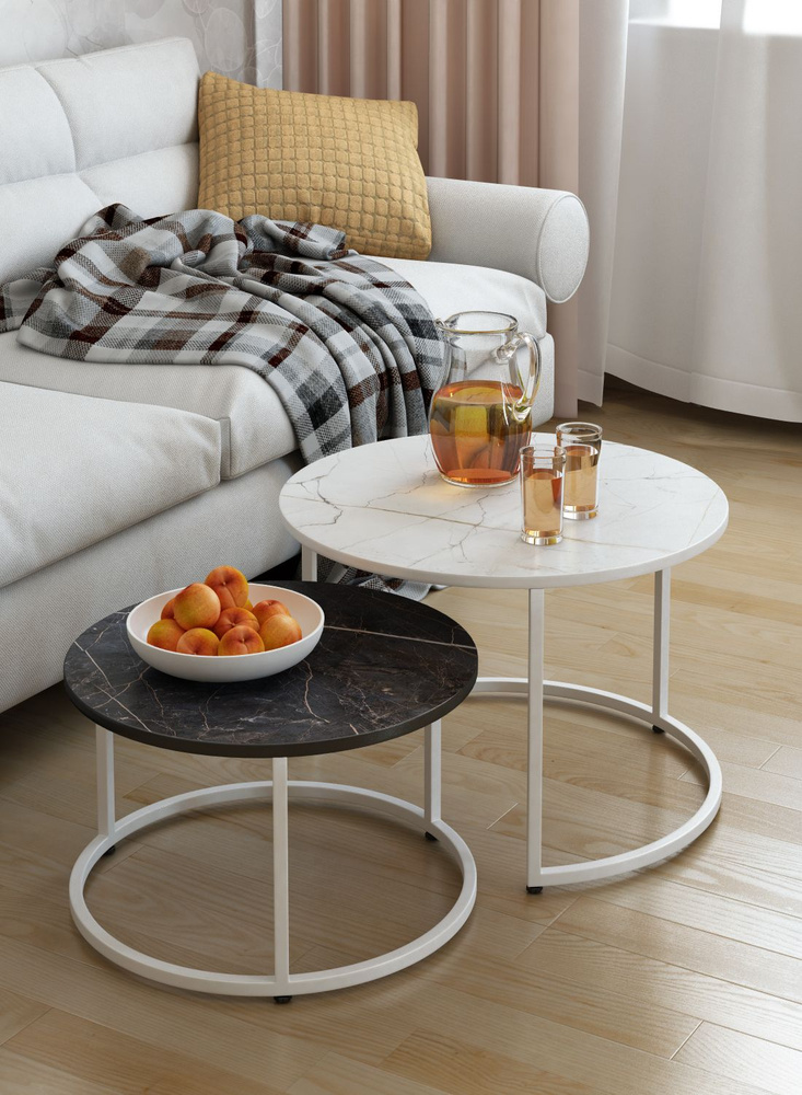 Комплект журнальных столиков REGENT style Дуэт разборный REGENT 60 x 60 ...