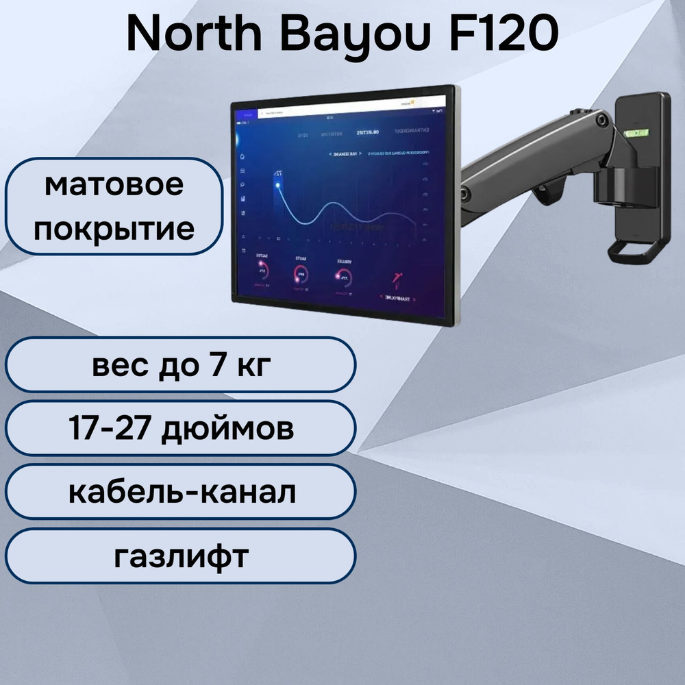 Настенный кронштейн NB North Bayou F120 для монитора/телевизора 17-27 ...