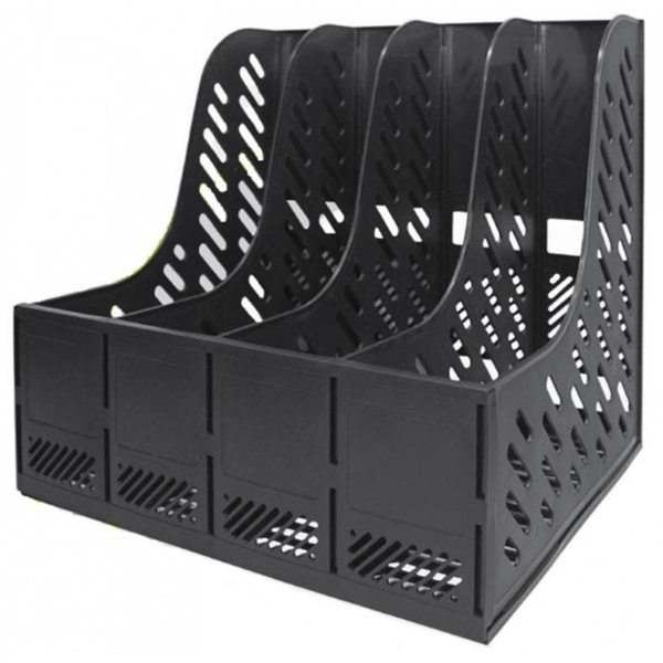 Вертикальный накопитель Attache 4отделения сборный черный купить на OZON по низкой цене (2022977631)