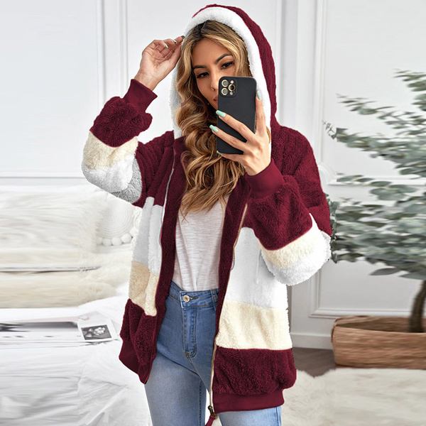 Толстовка Женский Feabrate Капюшон, Карманы бордовый, размер 54 купить c доставкой на OZON по ...