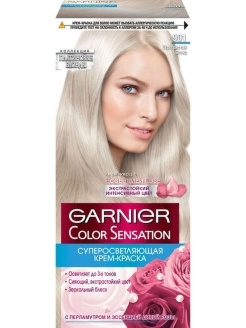 Garnier краска для волос Color Sensation Роскошь цвета 901 серебристый ...