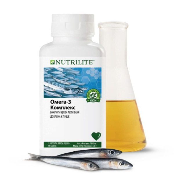 Nutrilite Омега-3 Комплекс (Nutrilite Omega-3 Complex ) Amway 90 таб ...
