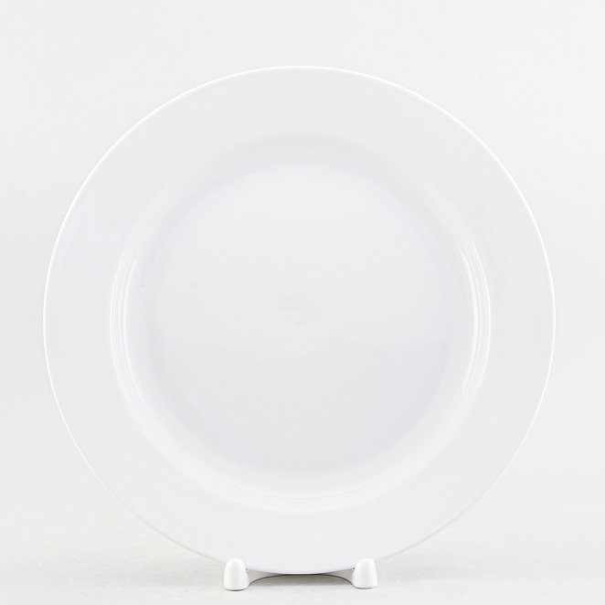 Тарелка Дулевский фарфор "Белый", Фарфор, диаметр 24 см - купить по ...
